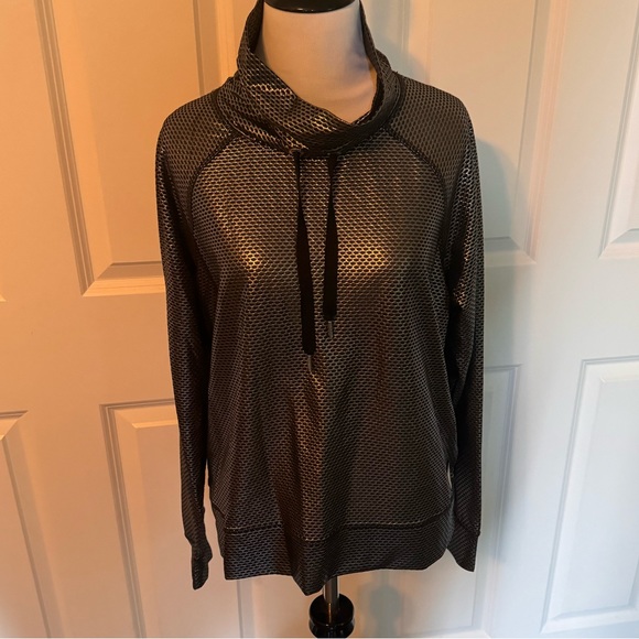 Dkny | Tops | Dkny Sport Mesh Funnel Neck Top | Poshmark